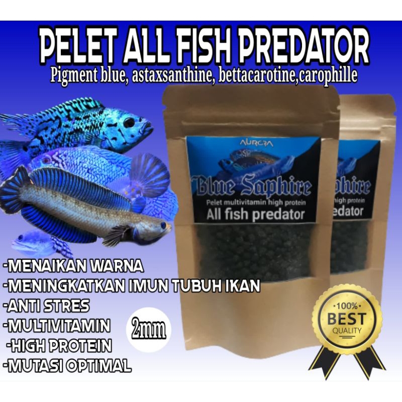 Jual Pelet channa , pelet predator ,pelet ikan hias ,pelet semua jenis ...
