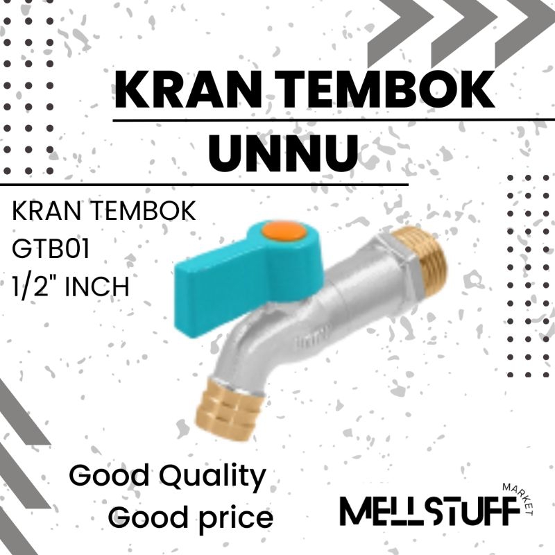 Jual Kran Tembok UNNU - GTB01 1/2" Inch | Shopee Indonesia