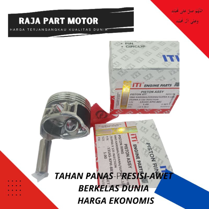 Jual Piston Kit KARISMA KHARISMA KPH SUPRA X 125 DAN SUPRA X 125 HELM ...
