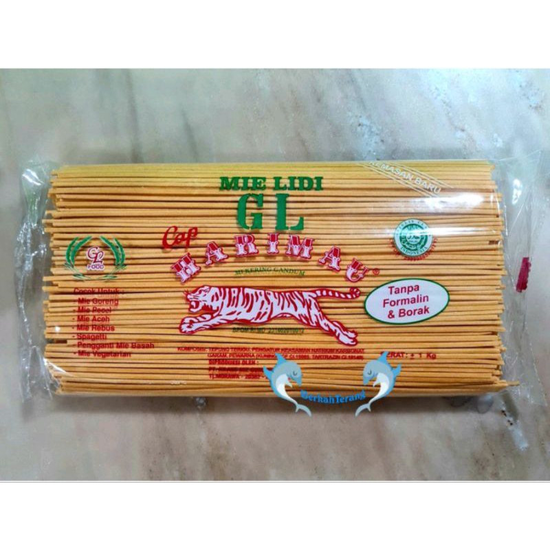 Jual Mie Lidi CAP Harimau 1KG / Mei Medan CAP Harimau 1KG | Shopee ...