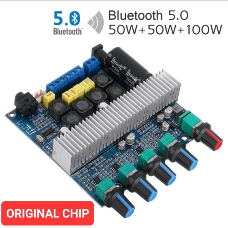 Jual ORIGINAL TPA3116D2 HIFI Power Amplifier 2.1 Bluetooth 5.0 50W*2 ...