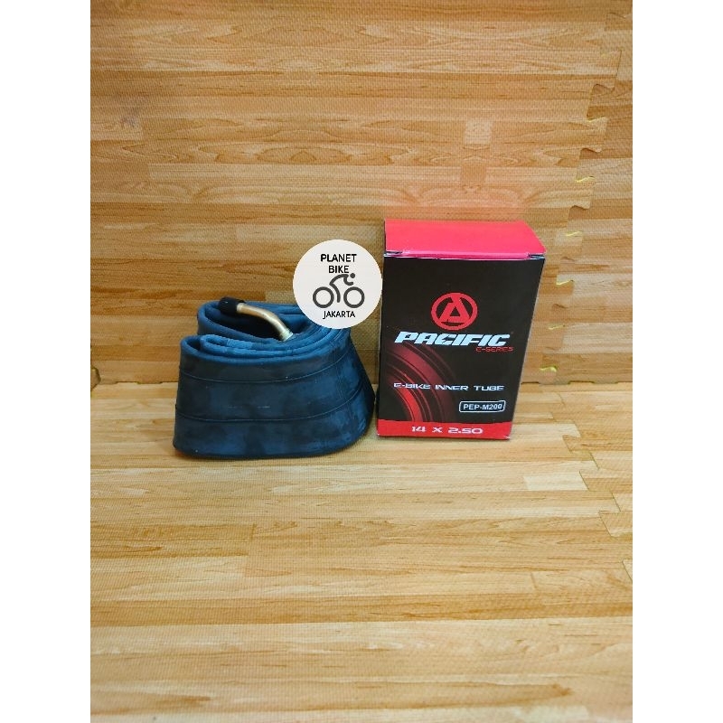 Jual Ban Dalam Sepeda Listrik 14 x 2.50 E-Bike Pacific PEP-M200 Pentil Miring | Shopee Indonesia