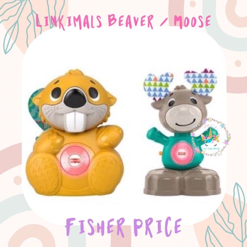 Jual FISHER PRICE LINKIMALS BOOPIN' BEAVER / MUSICAL MOOSE MAINAN BAYI ...
