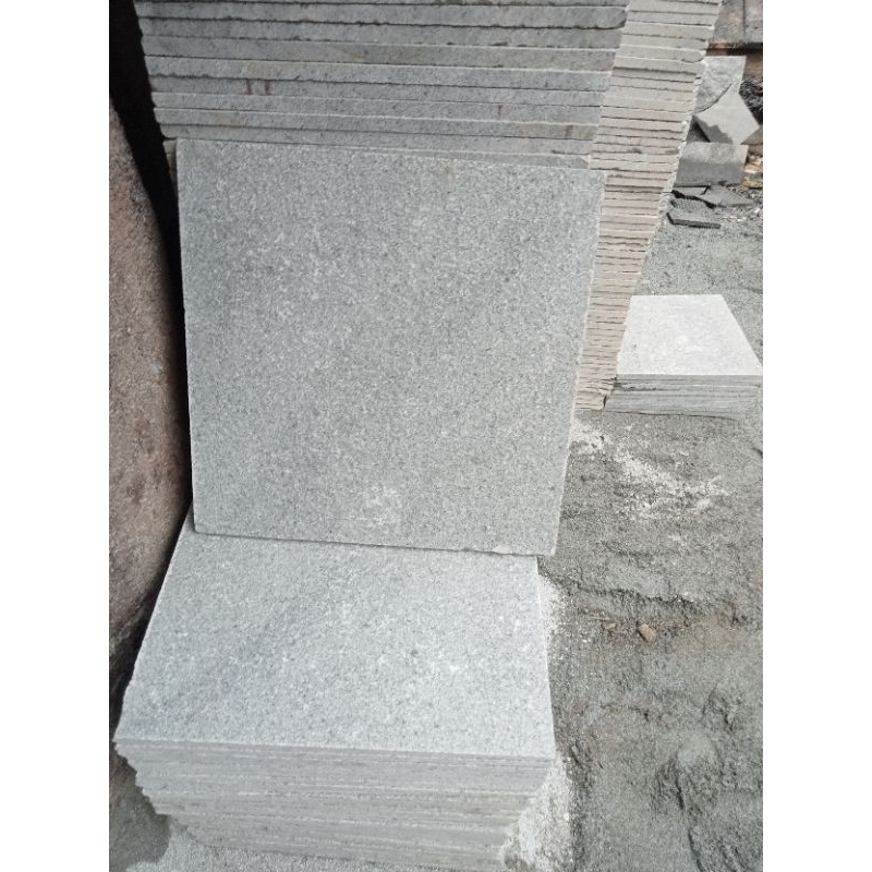 Jual batu alam andesit polos bakar ukuran 40×40cm/batu alam dinding ...