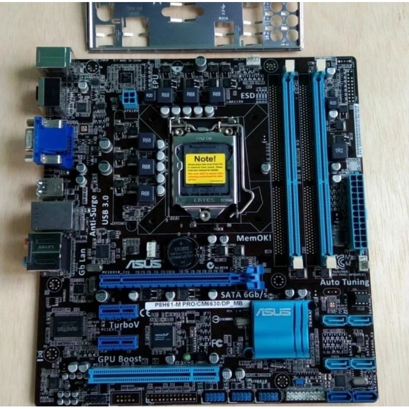 Jual MOBO/MOTHERBOAD ASUS H61 USB 3.0 LGA 1155 SUPPORT GEN 3 | Shopee Indonesia
