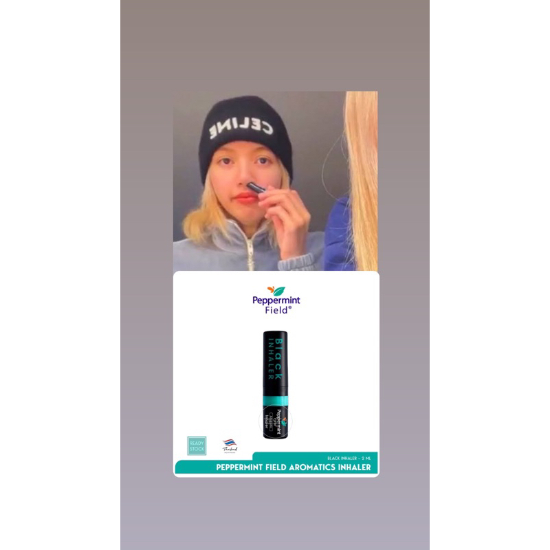 Jual Yadom Inhaler Thailand yang dipakai lisa blackpink || Poy-Sian ...