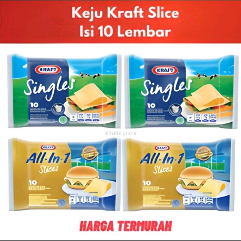 Jual keju kraft all in 1 slice isi 8 kraft single keju lembaran | Shopee Indonesia