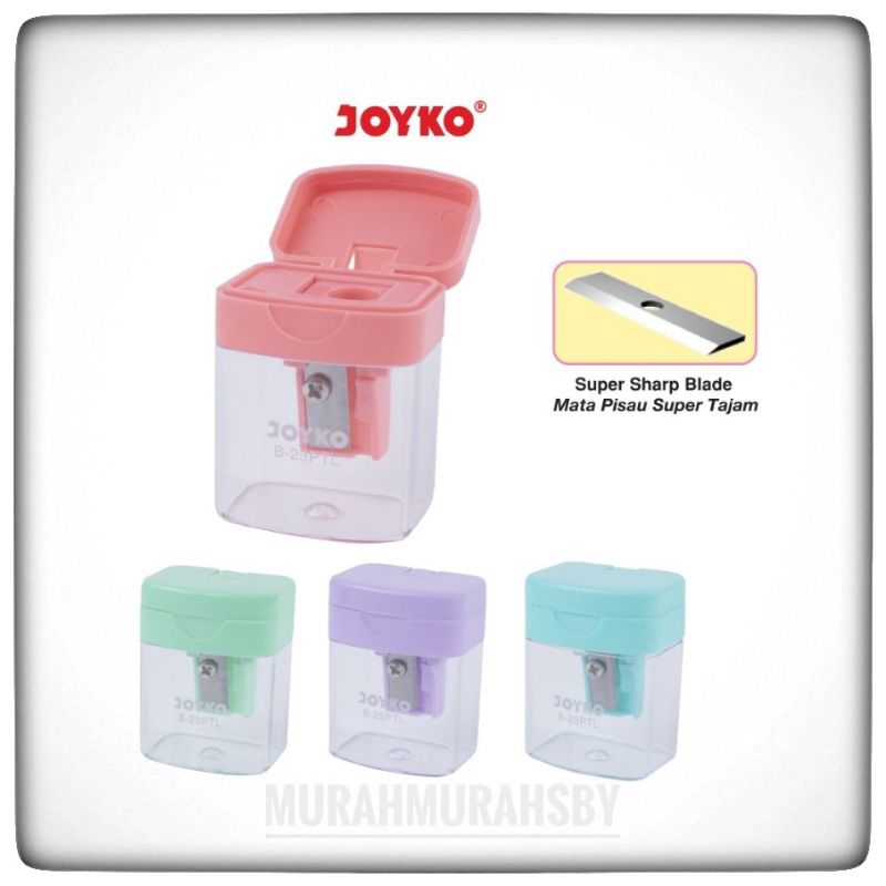 Jual Sharpener Rautan Serutan Orotan Joyko Warna PASTEL B-23PTL ...