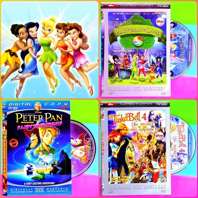 Jual KASET FILM ANAK CARTOON DISNEY TINKER BELL PIRATE FAIRY-FILM ANAK ...
