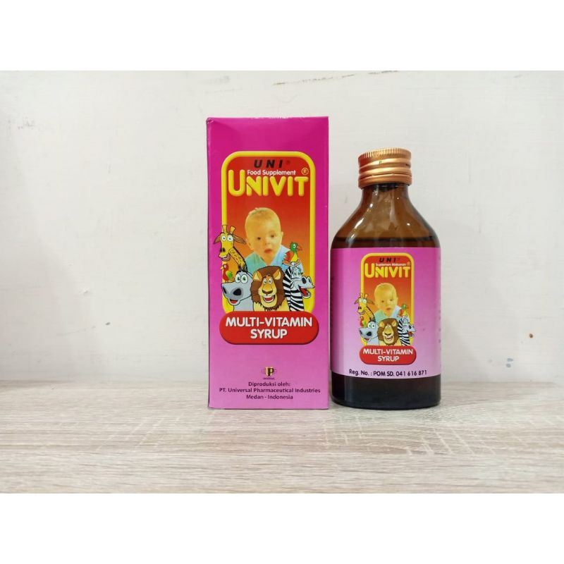 Jual Univit Multivitamin Syrup Anak botol 110 ML - Uni vit Uni-Vit ...