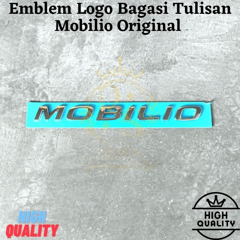 Jual Emblem Logo Bagasi Tulisan Mobilio Original | Shopee Indonesia