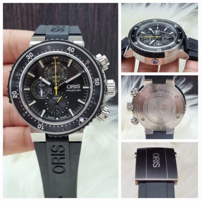 Jual JAM TANGAN PRIA ORIS KARET | ORIS DIVE CONTROL RUBBER | Shopee Indonesia