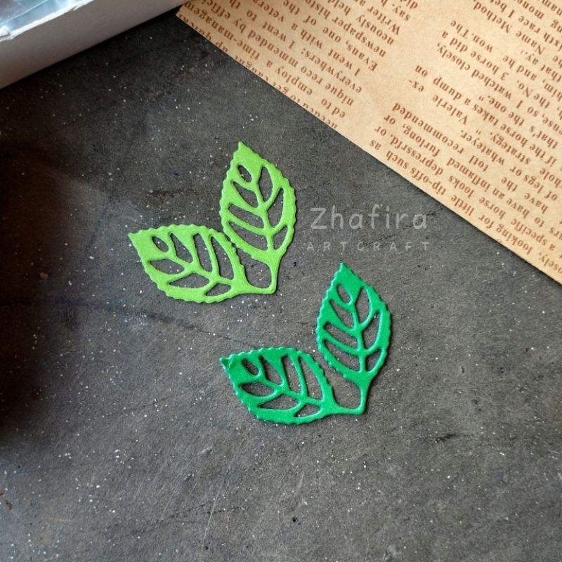 Jual Daun Bahan scrapbook, mahar, paper craft - Cutting Dies Daun ...