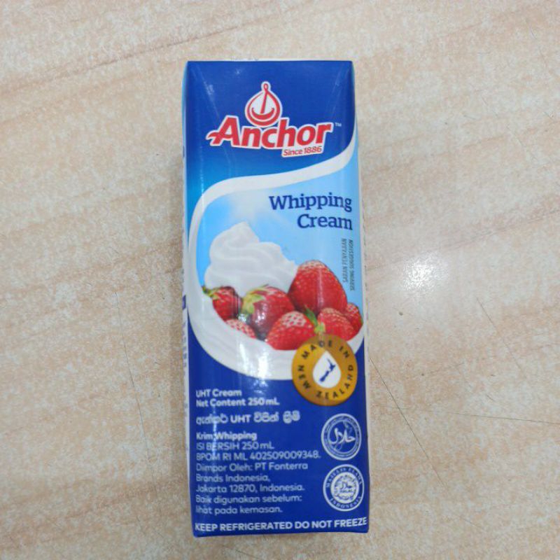 Jual Anchor Whipping Cream 250 ml | Shopee Indonesia