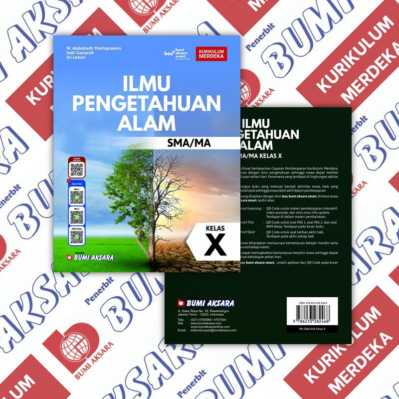 Jual Bumi Aksara Ilmu Pengetahuan Alam (IPA) SMA/MA Kelas X Kurikulum ...