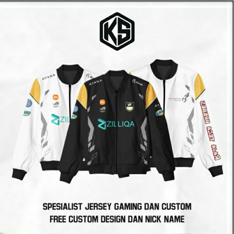Jual JAKET bomber RRQ MELIOR 2022-2023 TEAM SQUAD (FREE NICKNAME ...