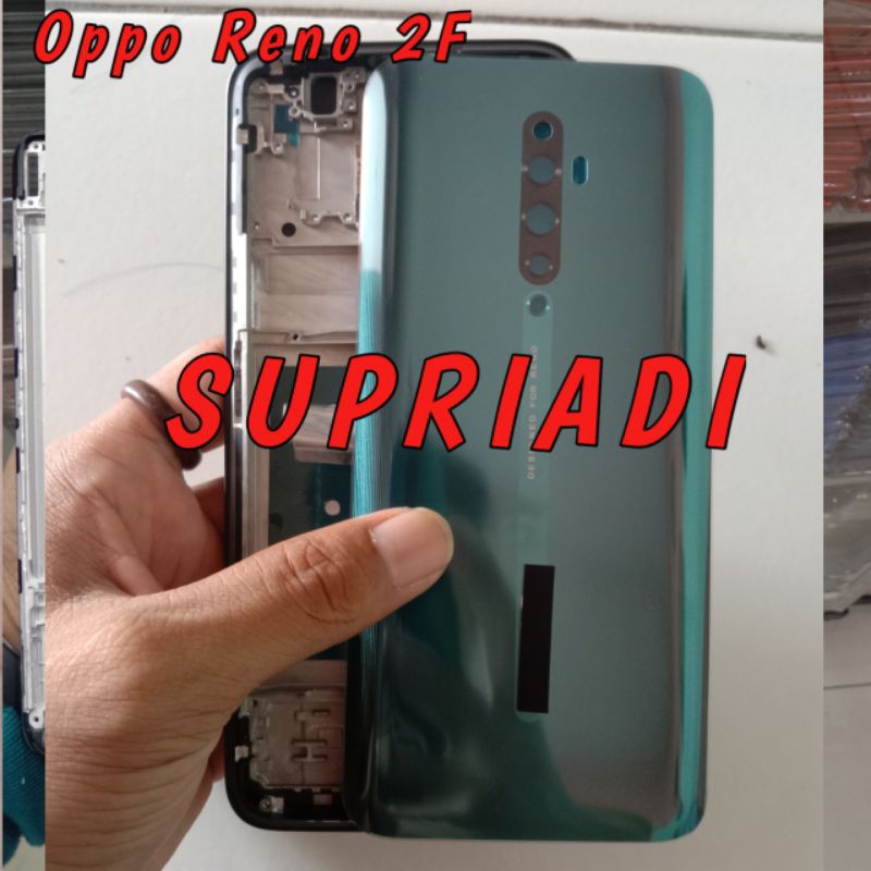 Jual Frame lcd+Backdoor Oppo Reno 2fBackcover Tutup Baterai Back Casing ...