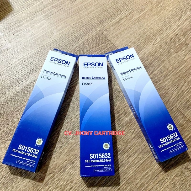 Jual Epson Pita Dot Matrix Ribbon Cartridge LX310 LX-310 Original Asli ...