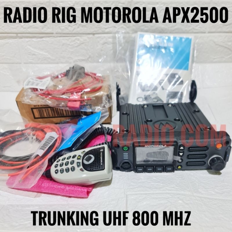 Jual MOTOROLA APX2500 RADIO RIG TRUNKING UHF 800MHz ORIGINAL / RADIO ...
