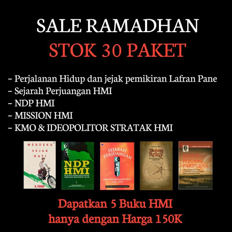 Jual PAKET BUKU HMI 5 BUKU | Shopee Indonesia Jual PAKET BUKU HMI 5 BUKU | Shopee Indonesia