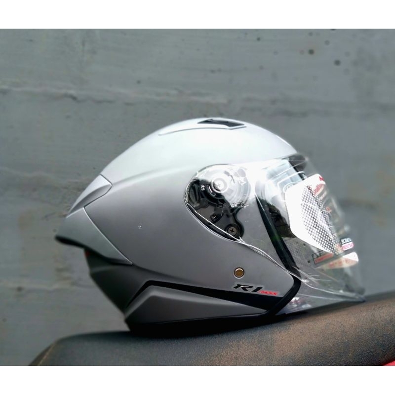 Jual HELM NHK R1 MAX DOBLE VISOR & R1 ELIT SINGLE VISOR PAKET SPOILER ...