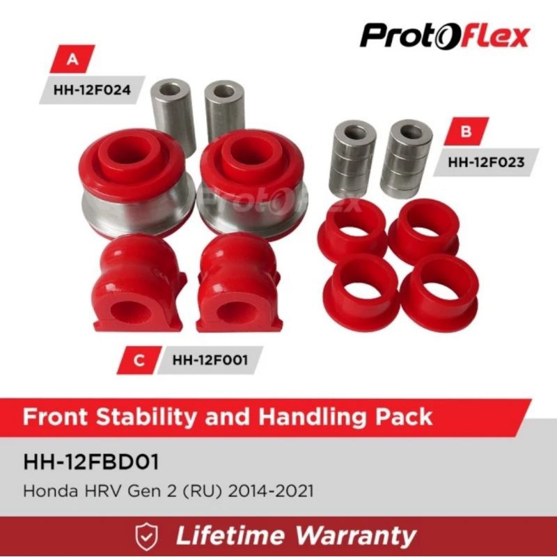 Jual PROTOFLEX FRONT STABILITY & HANDLING PACK FOR HONDA HRV TH 2014 ...