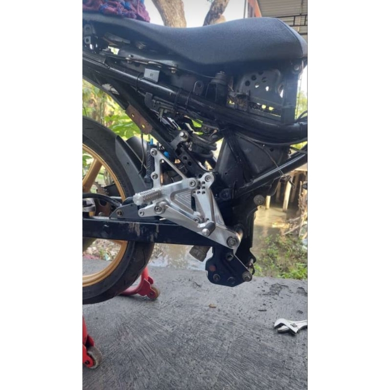 Jual Footstep Underbone MX King 150 Alumunium CNC Anti Patah | Shopee ...