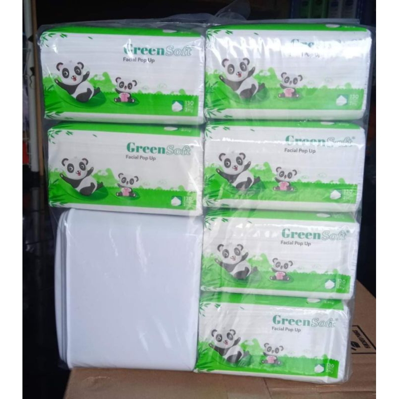 Jual TISU GREENSOFT isi 6 free kotak tisu - PAKET TISU GREENSOFT ISI 6 ...