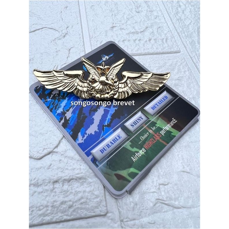 Jual Brevet TNI AU, Wing Navigator | Shopee Indonesia
