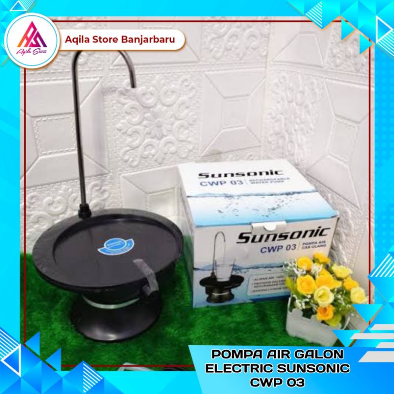 Jual (SUNSONIC) Pompa Air Galon Portable CWP 03 / Pompa Galon Sunsonic ...