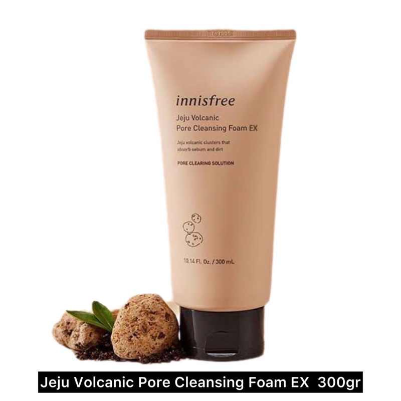 Jual Innisfree Jeju Volcanic Pore Cleansing Foam EX 300g (size terbesar) | Shopee Indonesia