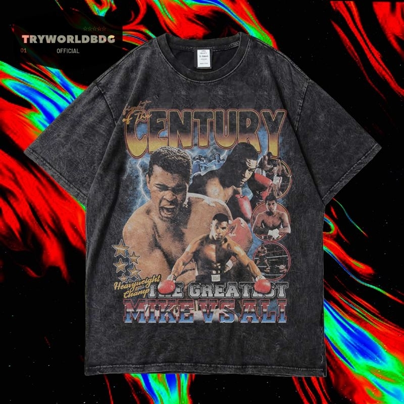 Jual TRYWORLDBDG OFFICIAL "MUHAMMAD ALI" KAOS OVERSIZED | KAOS WASHED ...