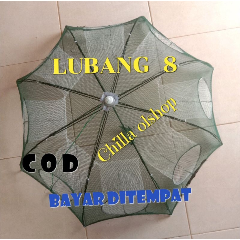 Jual Bubu jaring lubang 8/jebakan ikan/perangkap ikan udang,belut,jaer | Shopee Indonesia