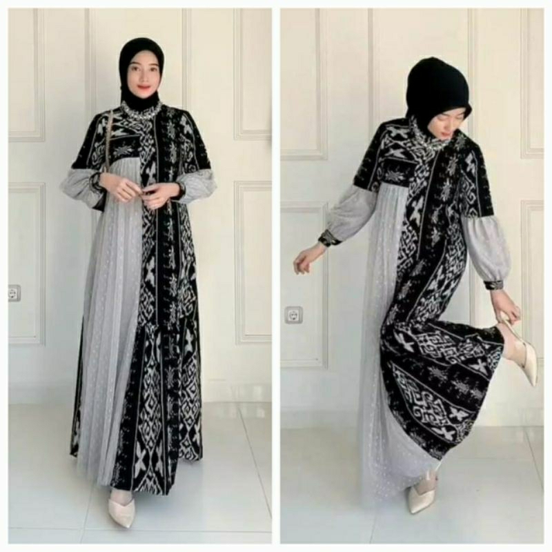 Jual GAMIS RAYANA VIRAL WARNA GAMIS HITAM TENUN IKAT JEPARA BLANKET ETNIK KHAS MOTIF TORAJA ...