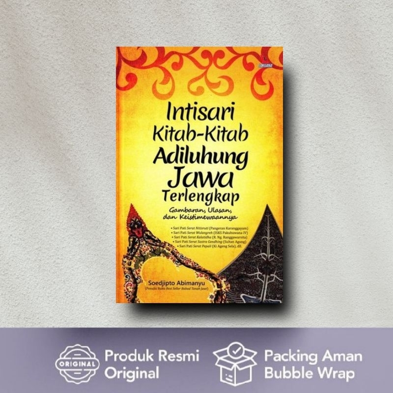 Jual Buku Intisari Kitab-Kitab Adiluhung Jawa Terlengkap Hard cover ...