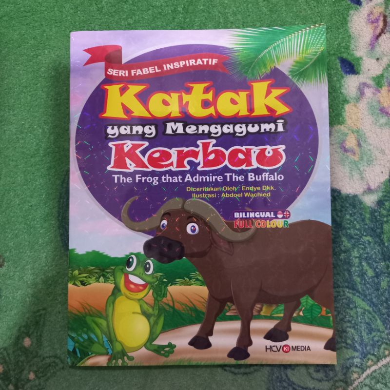 Jual BUKU FABEL CERITA ANAK DAN DONGENG BINATANG BILINGUAL UKURAN BESAR ...