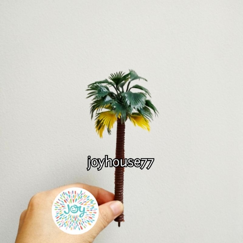 Jual 1pc Miniatur Pohon Kelapa Plastik Palm Buatan Palem Pantai Laut ...