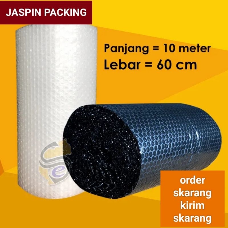 Jual Bubble wrap 10m x 60 cm, packing aman dari air (S) | Shopee Indonesia