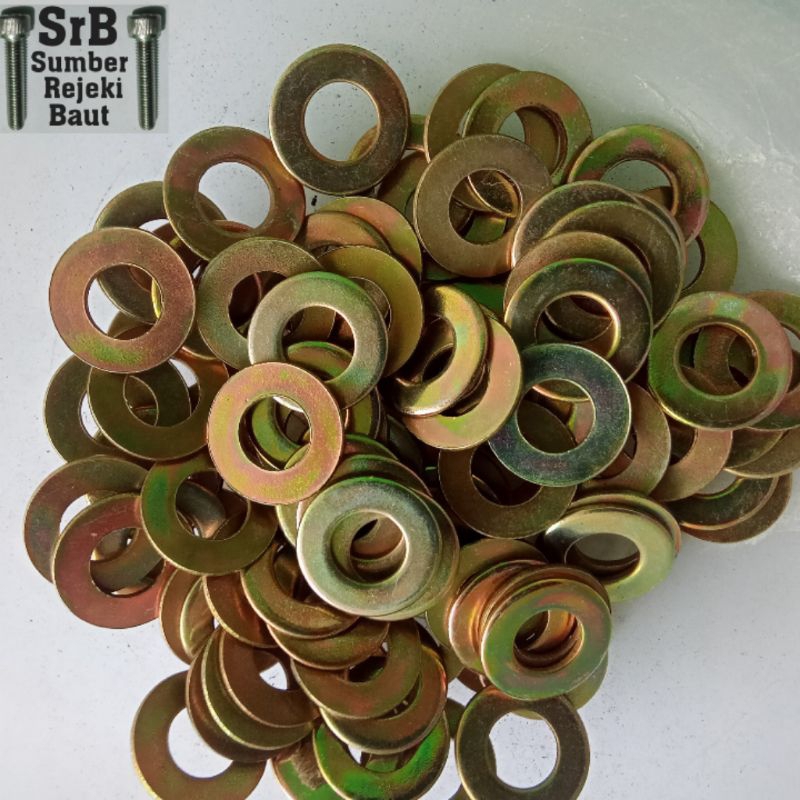Jual Ring Plat besi m8 paket 100pcs | Shopee Indonesia