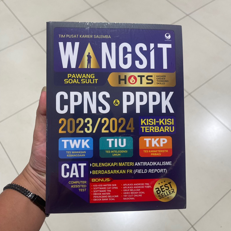 Jual BUKU WANGSIT PAWANG SOAL SULIT CPNS PPPK 2023/2024 KISI KISI ...