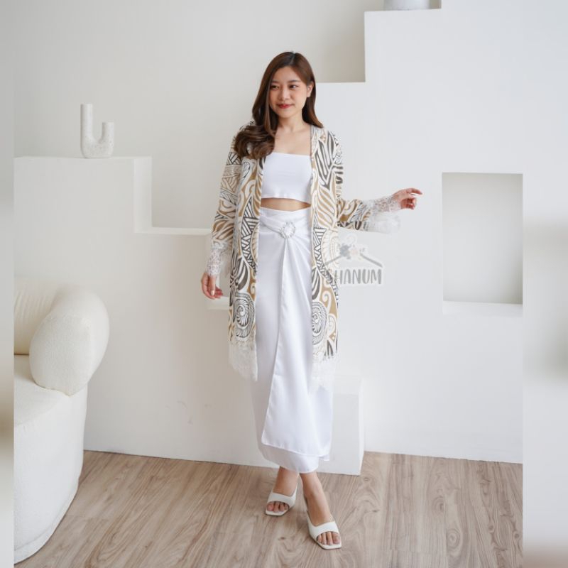 Jual SHANUM BATIK OUTER/OUTER BATIK/BATIK MODERN LACE/BATIK LACE MEWAH ...