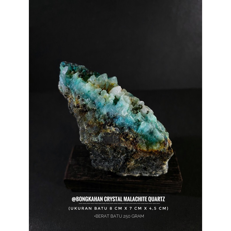 Jual Bongkahan Crystal Malachite L10 atau Batu Crystal Malacite Quartz ...