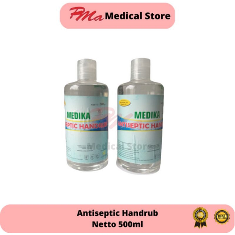 Jual Medika Antiseptic Handrub Hand sanitizer Medika 500ml | Shopee ...