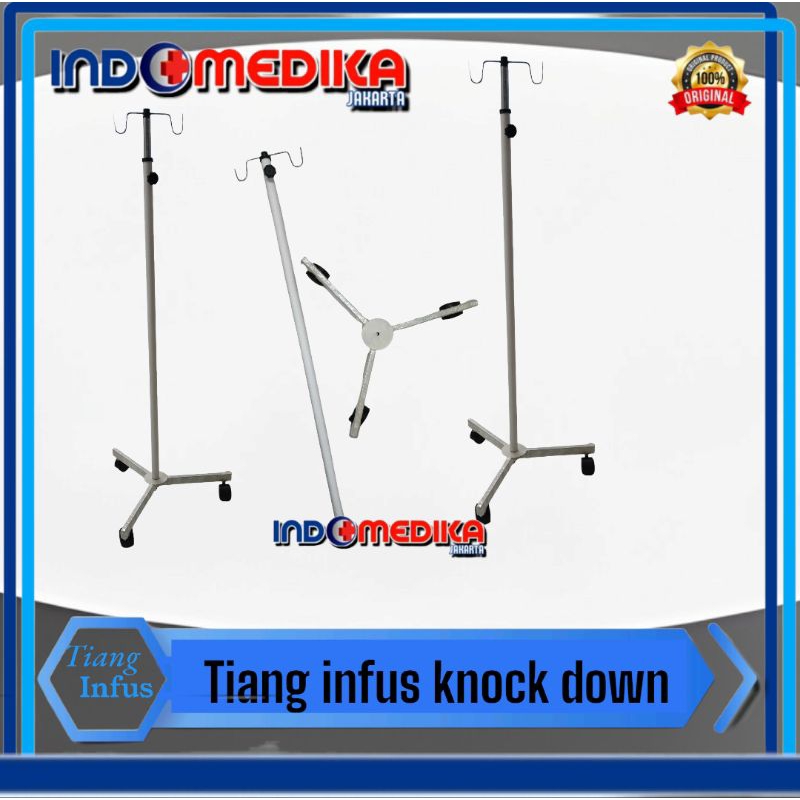 Jual Tiang Infus Murah / Tiang infus 3 roda / tiang infus Rumah Sakit ...