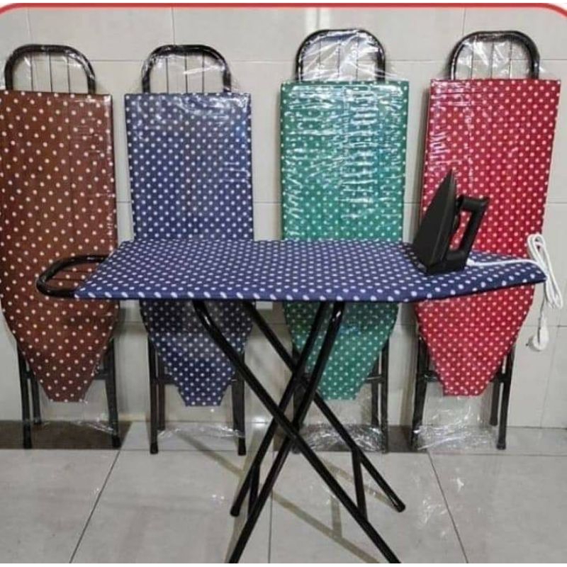 Jual Meja setrika/ meja setrika berdiri / duduk kerangka besi | Shopee ...