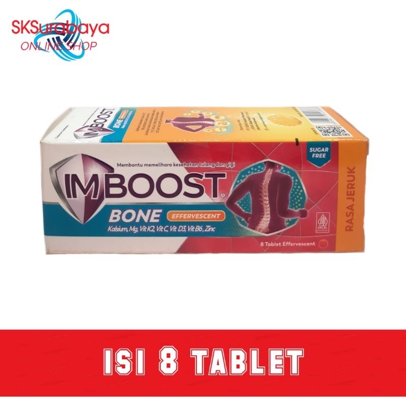 Jual Imboost BONE effervescent isi 8 tablet SUGAR FREE | Shopee Indonesia