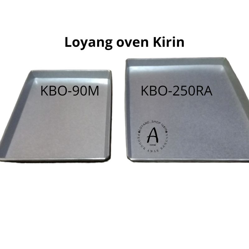 Jual loyang kue kering, loyang husus oven kirin sedia 2 macam KBO 250RA/KBO 90M bahan galpalum ...
