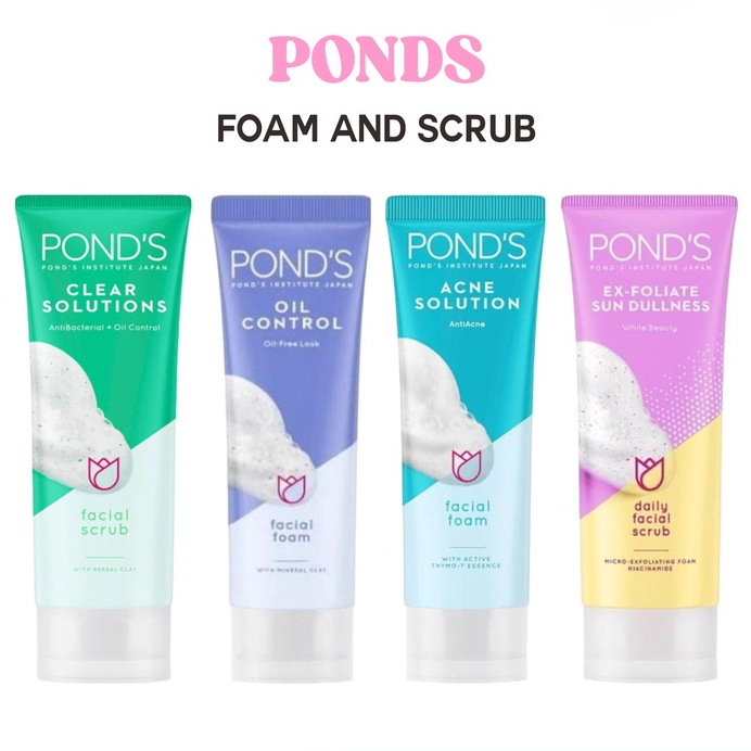 Jual Pond's Facial Foam | Ponds Facial Foam | Daily Scrub | Facial ...