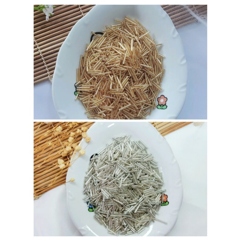 Jual Manik payet bambu panjang 1,2 cm (20gr) | Shopee Indonesia