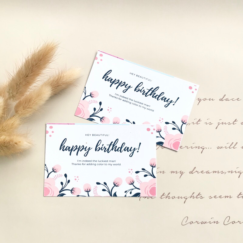 Jual Greeting Card Kosong | Kartu Ucapan Aesthetic | Kartu Ucapan ...